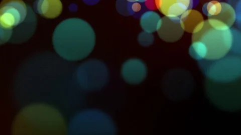 Colorful bokeh dark night background loo... | Stock Video | Pond5