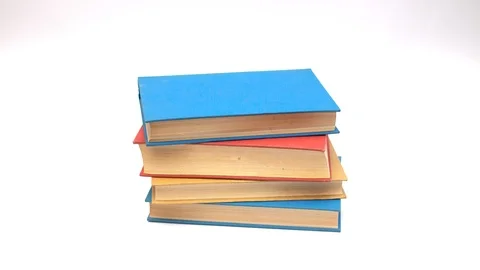 Book White Background Stock Video Footage | Royalty Free Book White ...