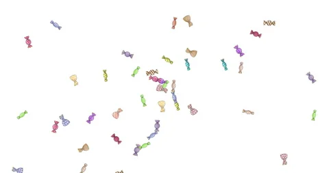 Colorful candy explosion, birthday anima... | Stock Video | Pond5