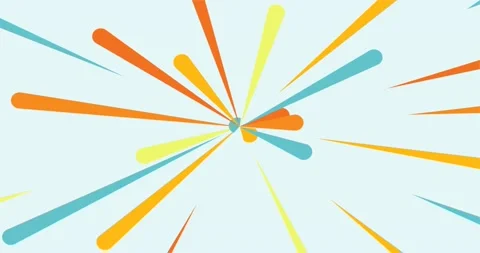 Colorful cartoon meteor line background ... | Stock Video | Pond5