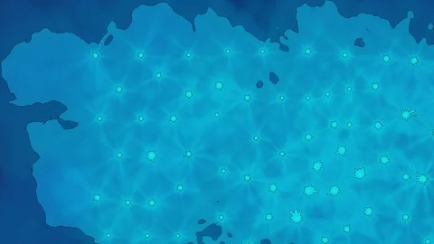 colorful cartoon splat blob abstract bac... | Stock Video | Pond5