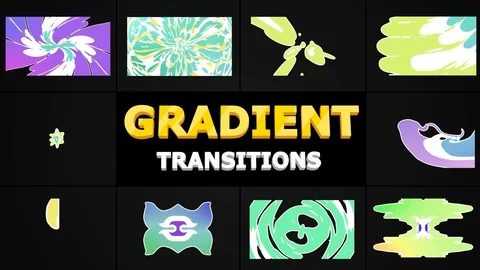Colorful Cartoon Transitions ~ After Effects #108988007