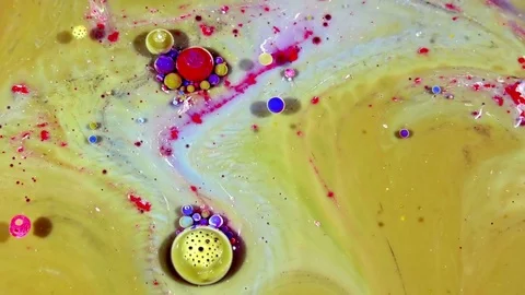 Colorful Chaos Ink Spread in Liquid and ... | Stock Video | Pond5