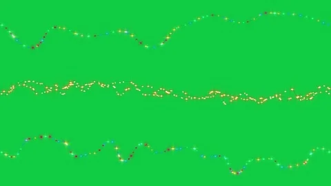 colorful christmas string lights glowing... | Stock Video | Pond5