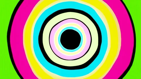 colorful circle pulse bass wave abstract... | Stock Video | Pond5