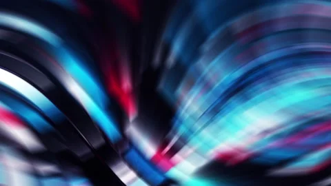 Colorful circular loops abstract motion ... | Stock Video | Pond5