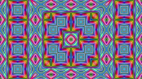 Colorful Complex Geometric Pattern Tile ... | Stock Video | Pond5