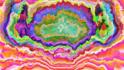 Colorful Computer error effect flare gli... | Stock Video | Pond5