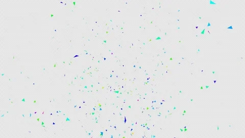 Colorful confetti explosion alpha channe... | Stock Video | Pond5