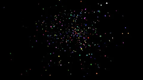 Confetti Transparent Stock Footage ~ Royalty Free Stock Videos | Pond5
