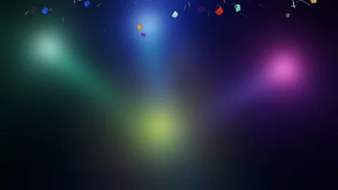 Colorful confetti falling motion backgro... | Stock Video | Pond5