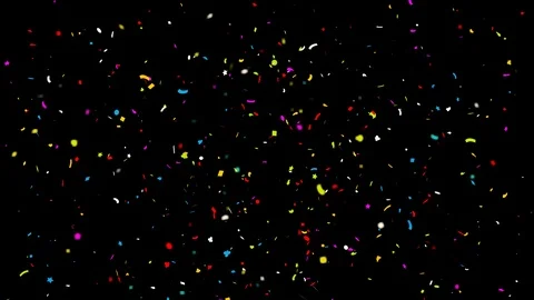 Colorful Confetti Particles Explosions F... | Stock Video | Pond5