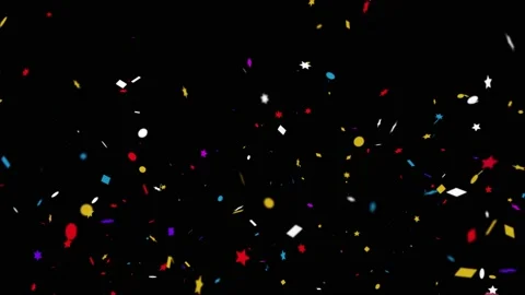 Colorful Confetti Particles Explosions F... | Stock Video | Pond5