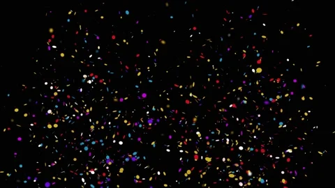 Colorful Confetti Particles Explosions F... | Stock Video | Pond5