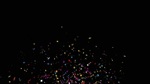 Colorful Confetti Particles Explosions F... | Stock Video | Pond5