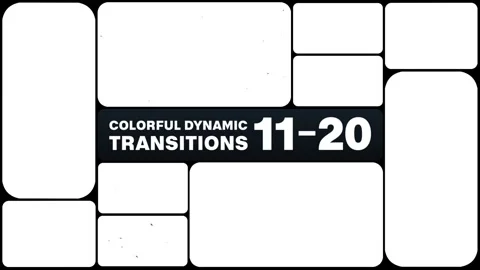 After Effects: Colorful Dynamic Transitions for After Effects #252175567