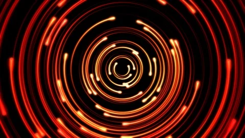 Colorful Fast Animated Circular Light St... | Stock Video | Pond5