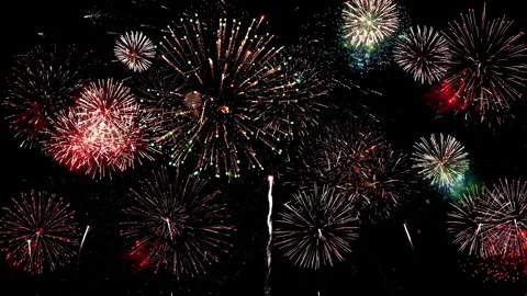 Fireworks With Sound Stock Footage ~ Royalty Free Stock Videos | Pond5