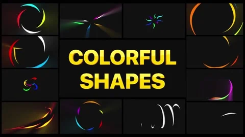Colorful Flying Lines | After Effects ~ After Effects #133124123