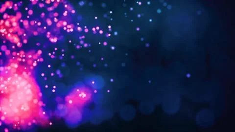 Colorful Glowing Particles Animation Loo... | Stock Video | Pond5