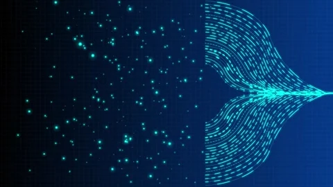 Colorful Illustrative 3D Animation of Ne... | Stock Video | Pond5