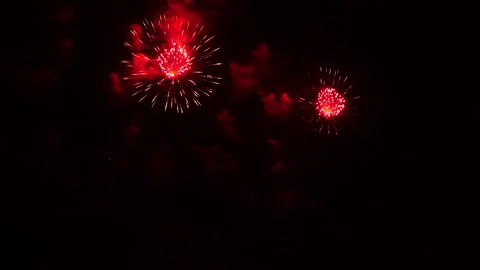 The colorful light of exploding firework... | Stock Video | Pond5