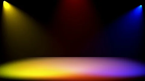 Colorful lights and stage, abstract back... | Stock Video | Pond5