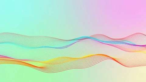 Colorful line background animation | Stock Video | Pond5