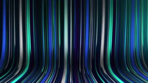 Colorful Lines Curved Flow Animation. Da... | Stock Video | Pond5