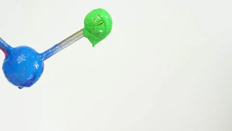 Colorful of Molecular Structural Simulat... | Stock Video | Pond5