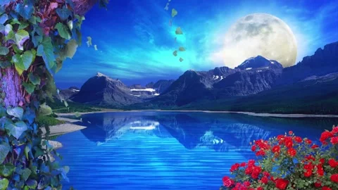 Colorful Nature Background Loop | Stock Video | Pond5