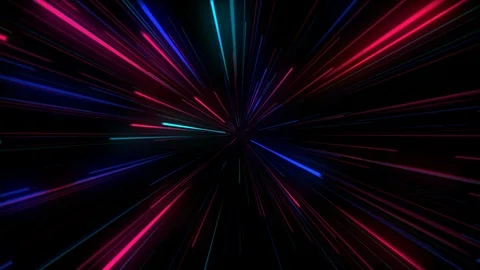 Colorful neon light zoom background | Stock Video | Pond5