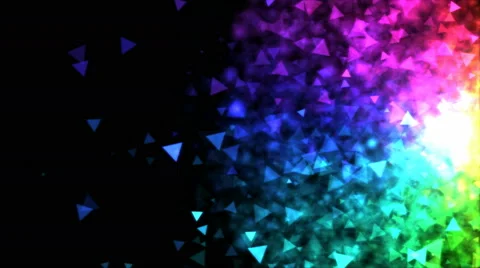 Colorful Particle Background - Loop Rain... | Stock Video | Pond5