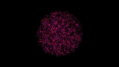 Colorful particles Sphere. Abstract digi... | Stock Video | Pond5