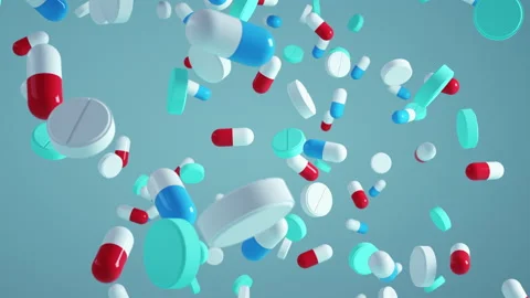 3D Animation Pill Capsule Stock Videos – Royalty-Free HD & 4K Videos