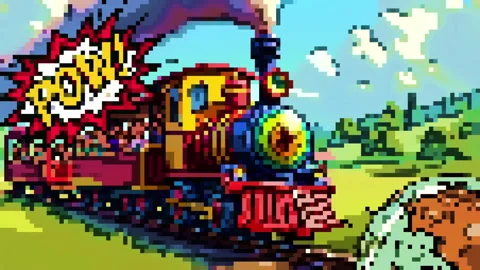 Speed Art Train Stock Videos – Royalty-Free HD & 4K Videos | Pond5