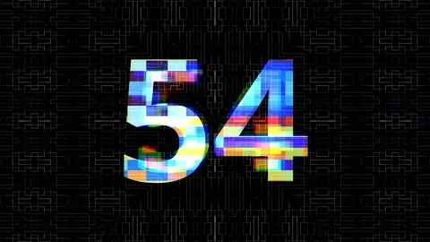 Colorful Pixel Countdown Timer 1 Minute ... | Stock Video | Pond5