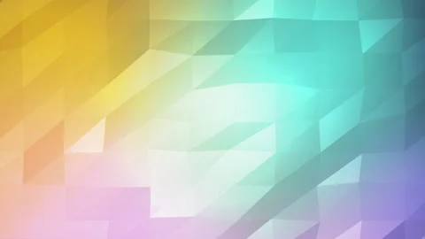 Colorful Polygon Background 4K | Stock Video | Pond5