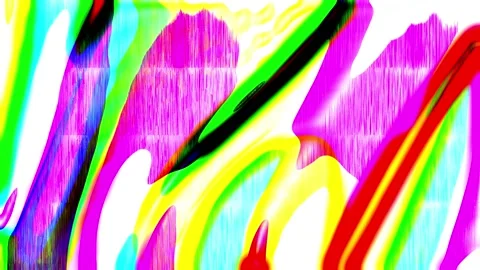 Colorful posterize glow animation backgr... | Stock Video | Pond5