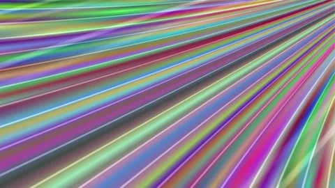 Colorful Rainbow Bridge Animation Loop | Stock Video | Pond5