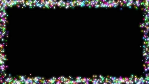 Colorful rectangular frame with light ef... | Stock Video | Pond5