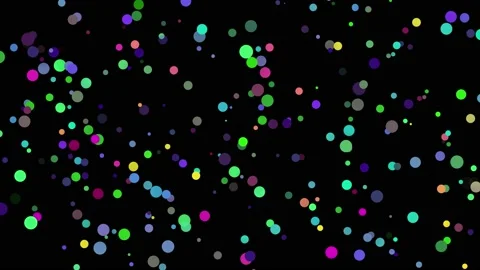 Colorful red dot animation | Stock Video | Pond5