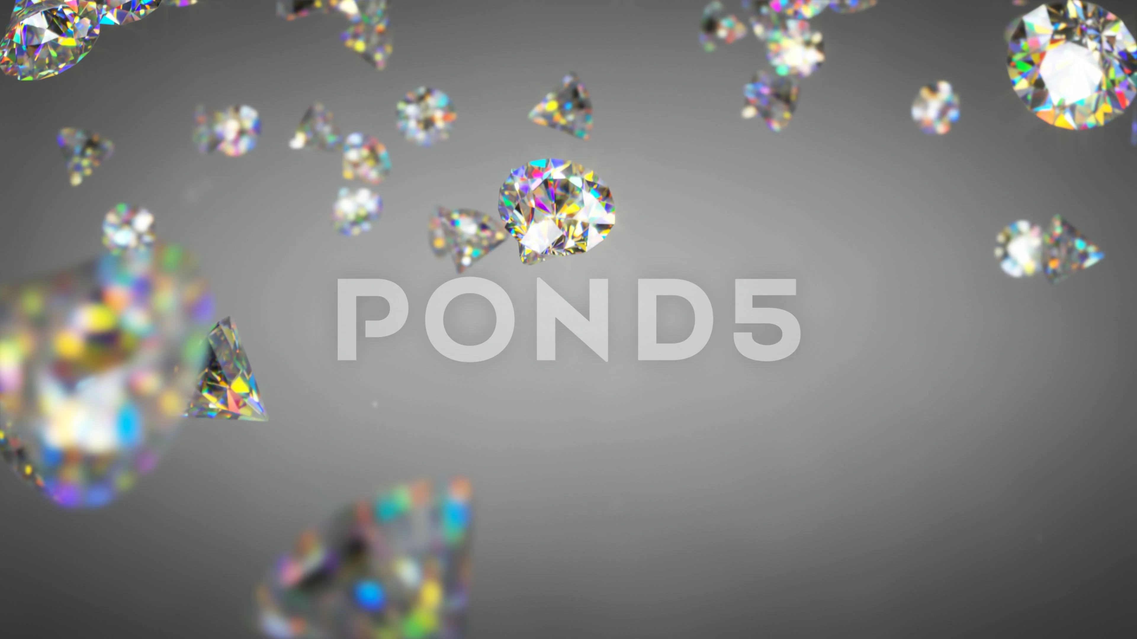 Diamonds Falling Shattered