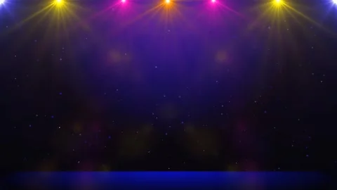 colorful spotlight effect green screen b... | Stock Video | Pond5