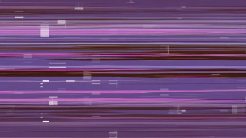 Colorful static and horizontal lines | Stock Video | Pond5