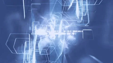 Colorful Tech Background Animation | Stock Video | Pond5