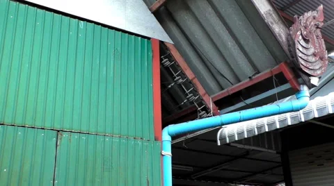 Colorful Thai roof detail | Stock Video | Pond5