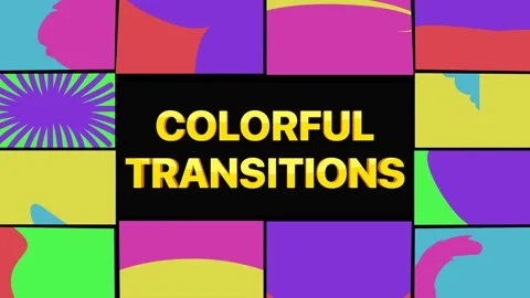 Colorful Transitions Pack | After Effects ~ After Effects #130388997