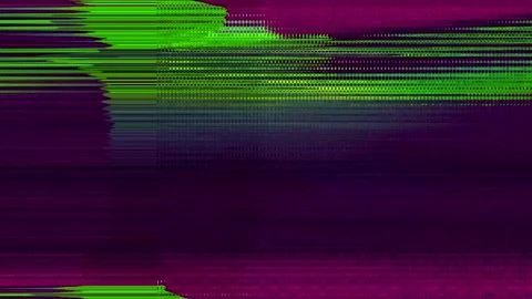 colorful tv picture interference - retro... | Stock Video | Pond5