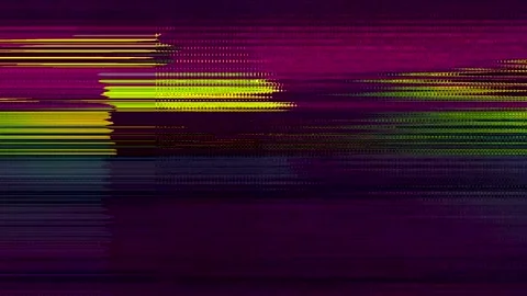 colorful tv picture interference - retro... | Stock Video | Pond5